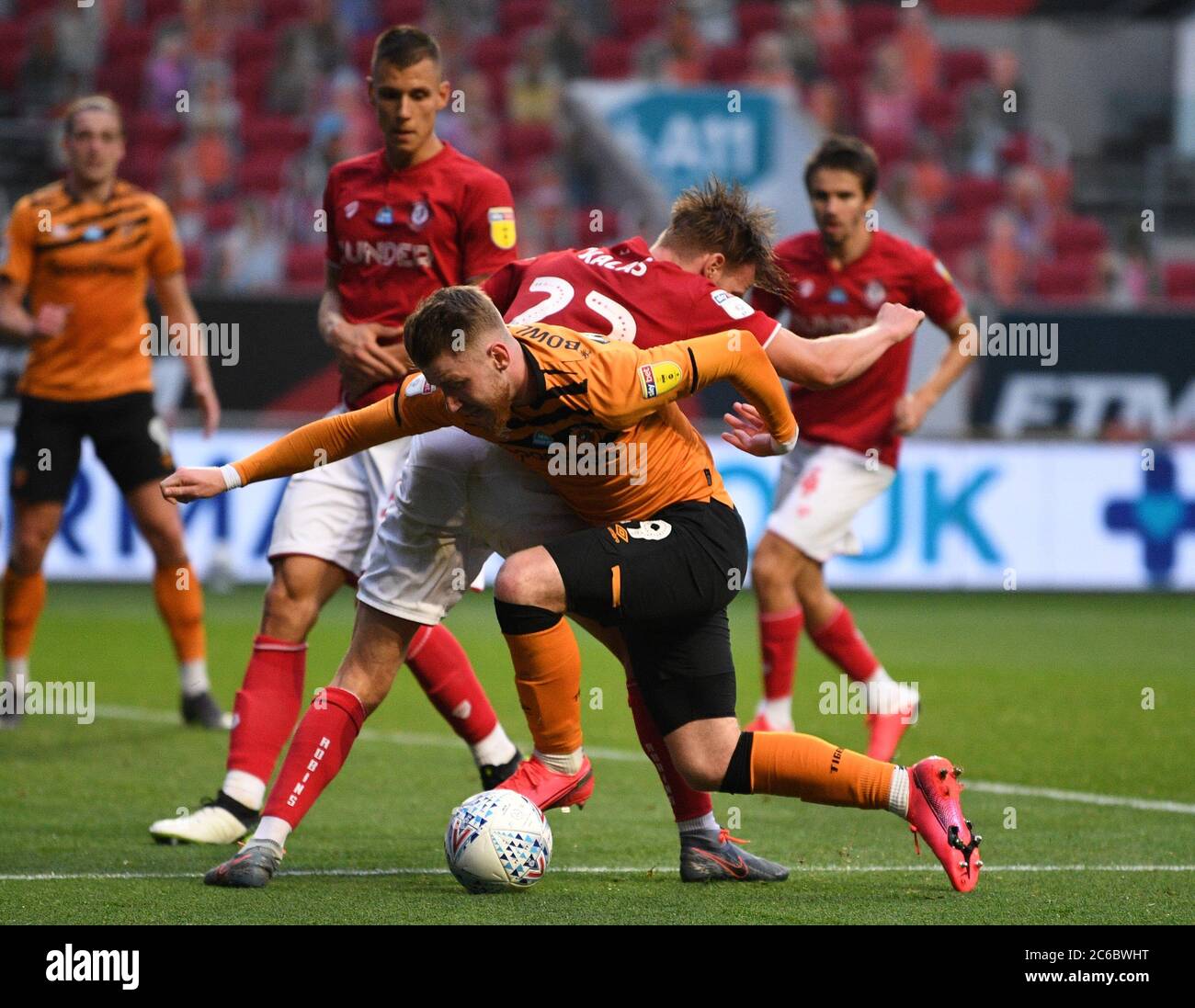 Ashton Gate Stadium, Bristol, UK. 8th July, 2020. English Football ...