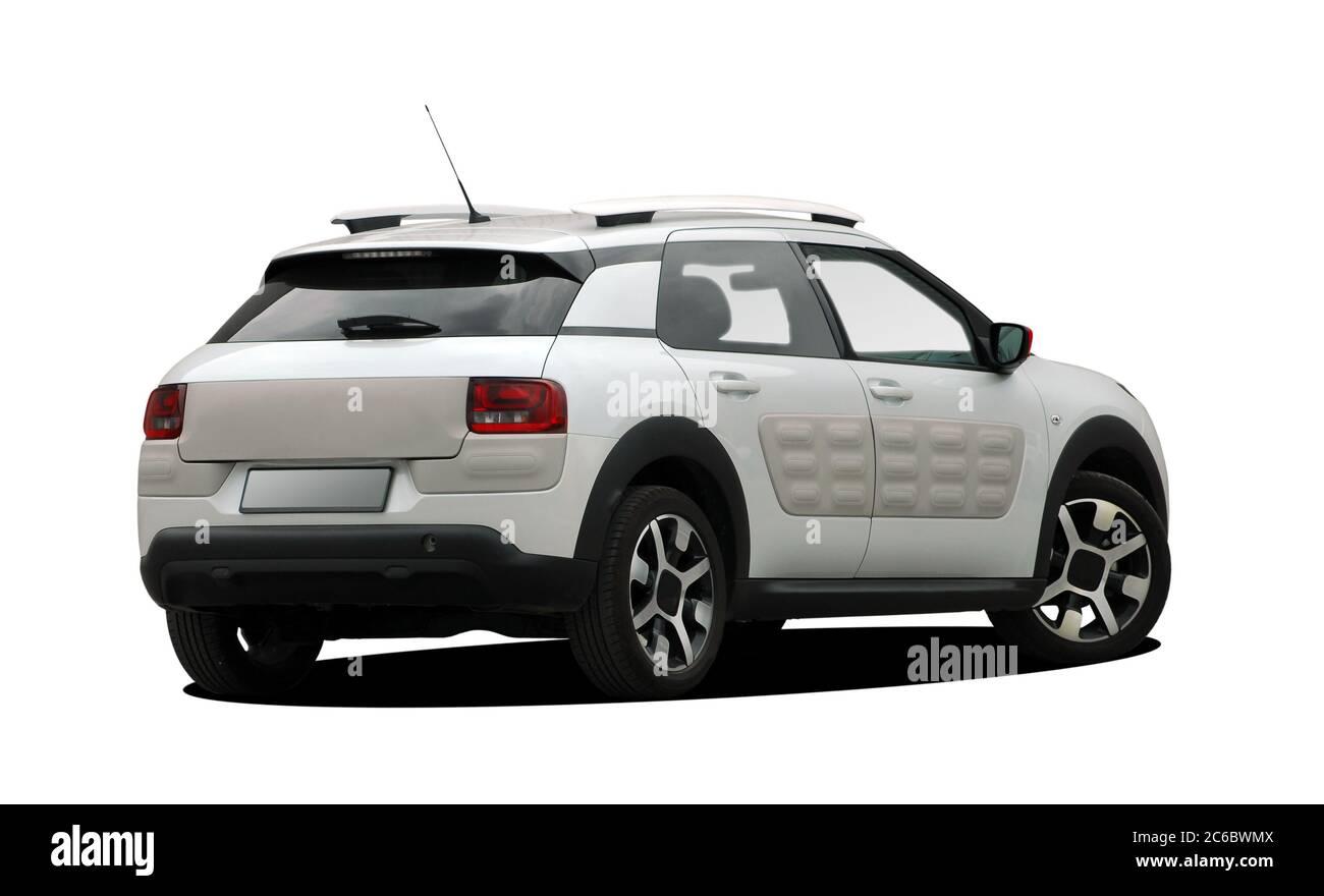 The back of a passenger car. Passenger car Stock Photo - Alamy