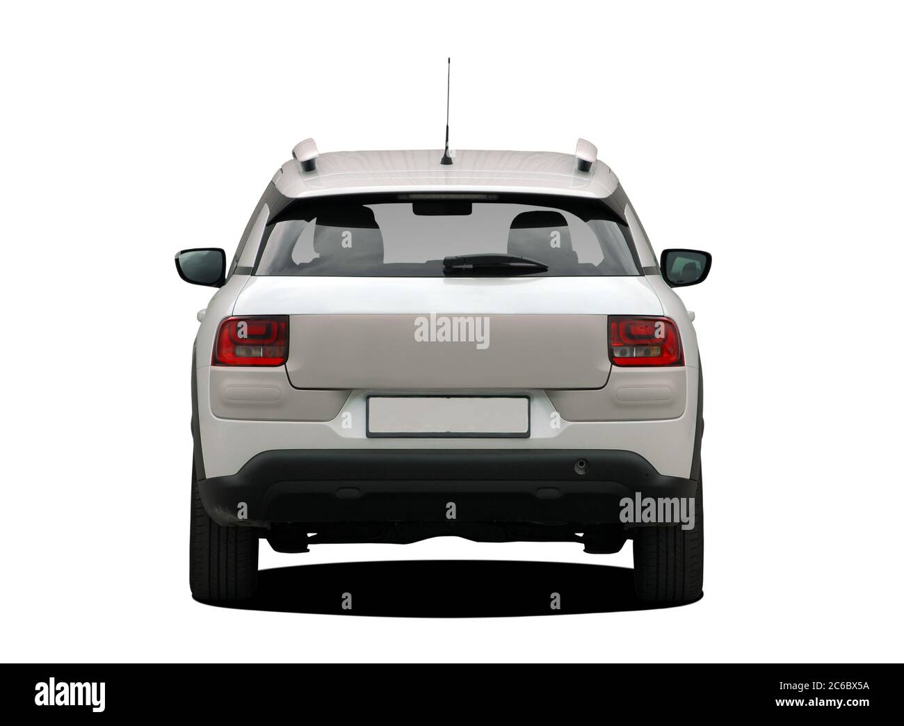 The back of a passenger car. Passenger car Stock Photo - Alamy