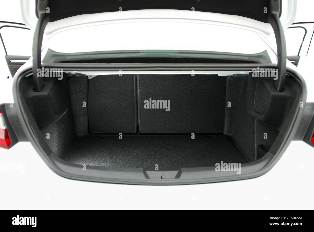 a trunk in a passenger car Stock Photo - Alamy