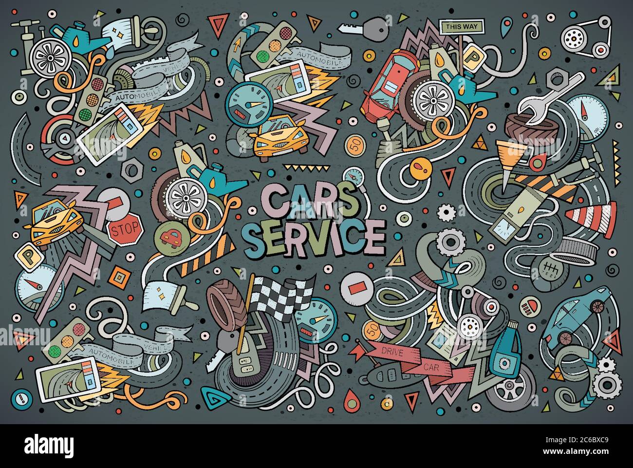 Vector cartoon set of Automobile designs Stock Vector Image & Art - Alamy