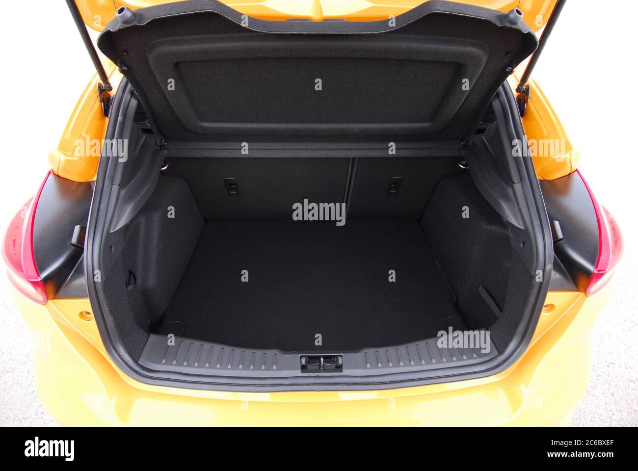 a trunk in a passenger car Stock Photo - Alamy