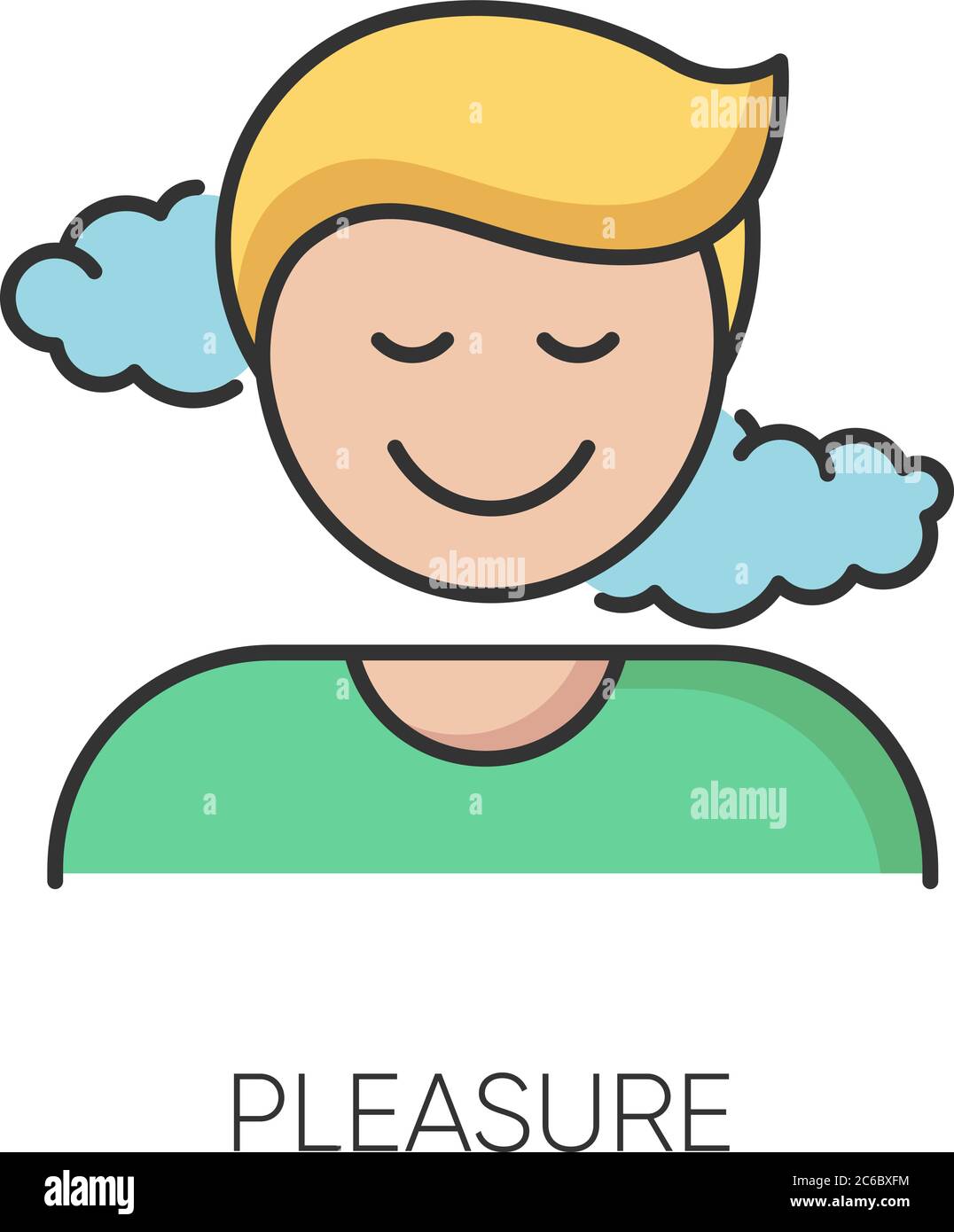 Pleasure RGB Color Icon Positive Emotion Good Feeling Satisfaction
