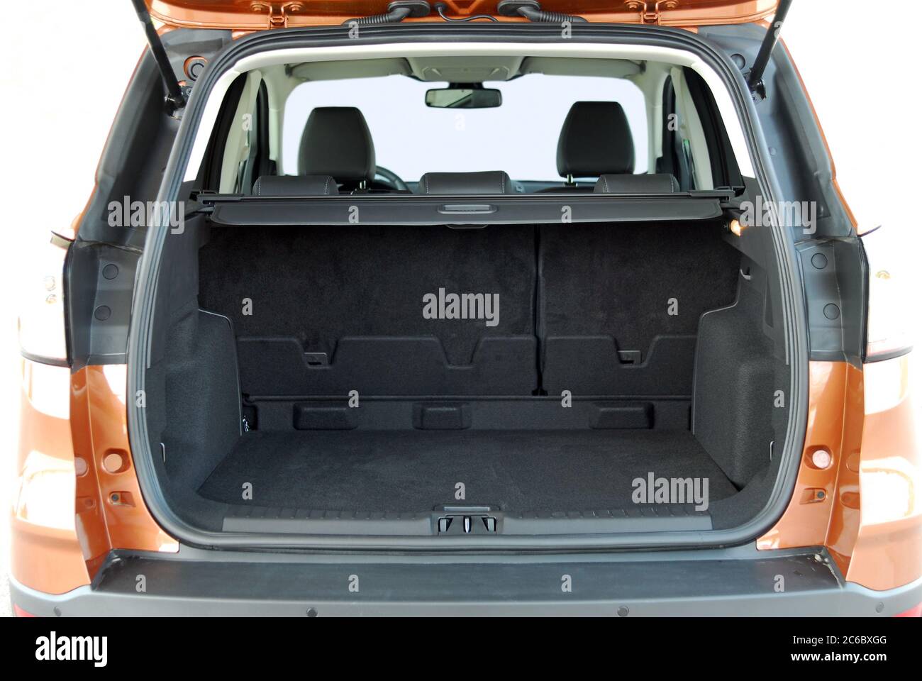 Empty trunk of the SUV Stock Photo - Alamy