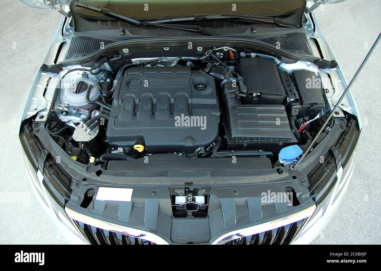 Car engine. Engine in a passenger car Stock Photo - Alamy