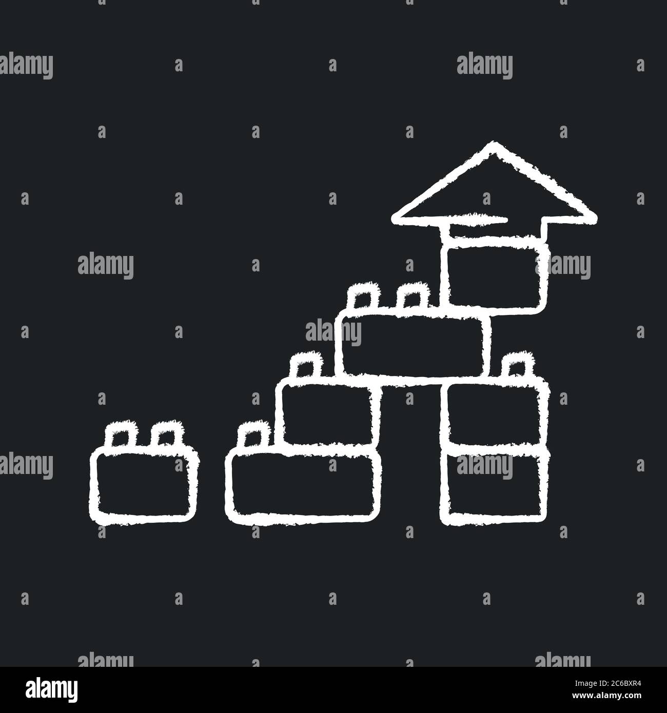 Development learning shapes education Black and White Stock Photos ...