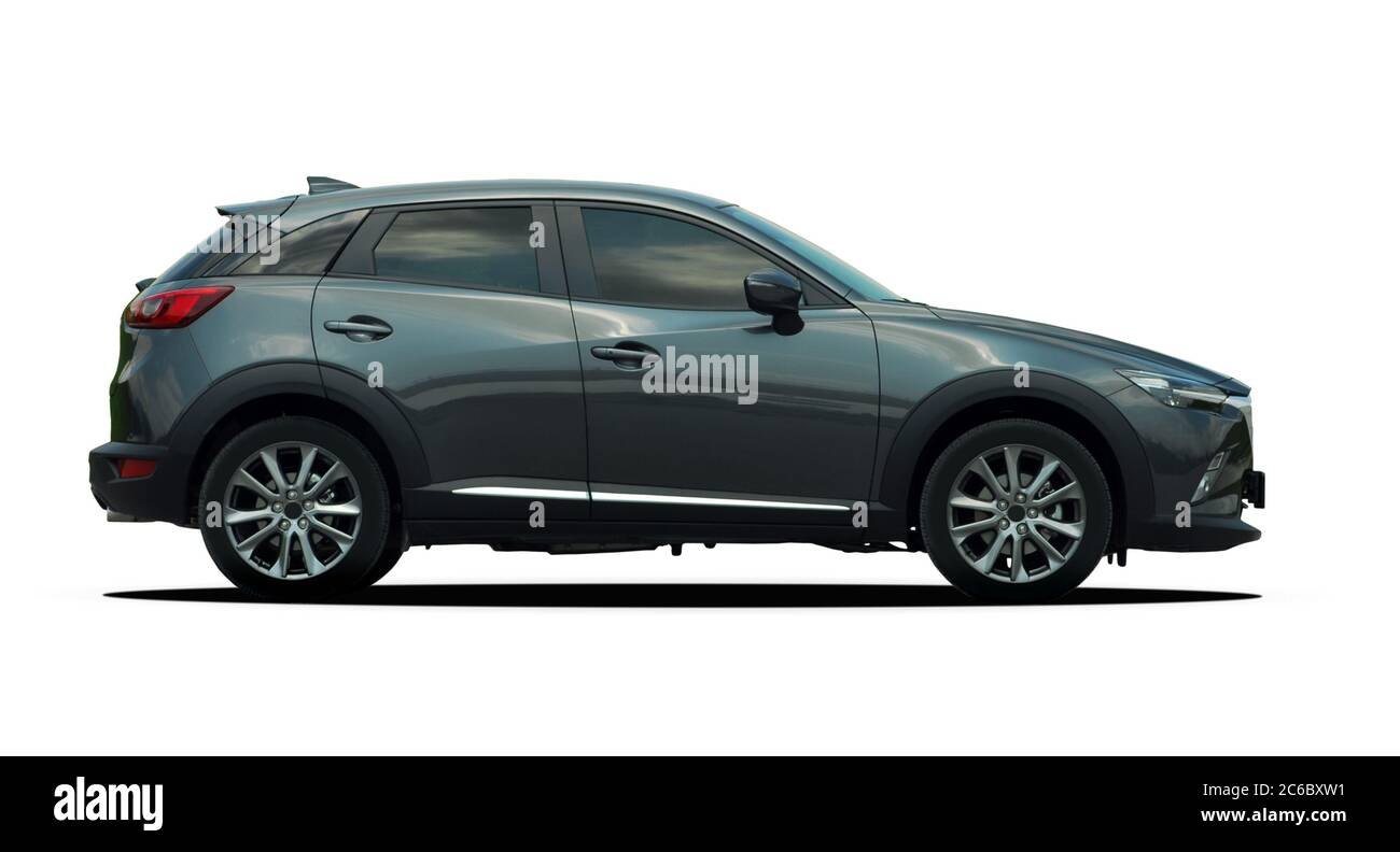 Passenger car side view Stock Photo - Alamy