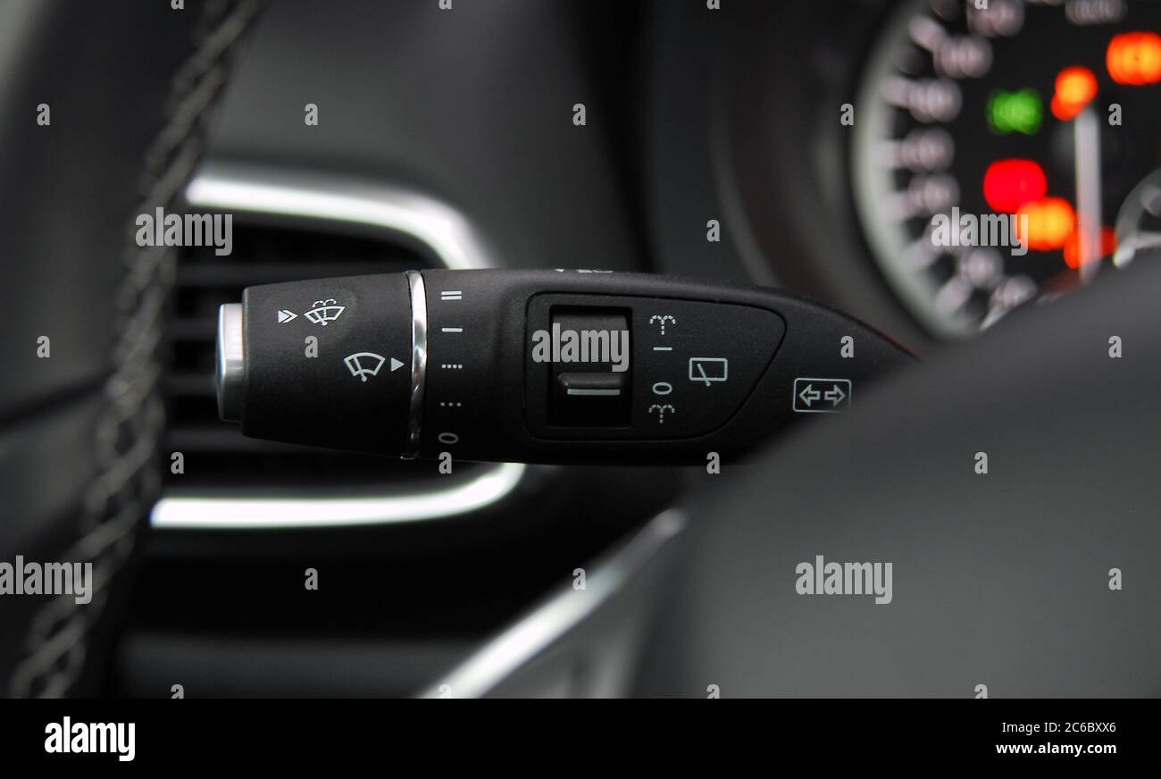 Wiper button hi-res stock photography and images - Alamy