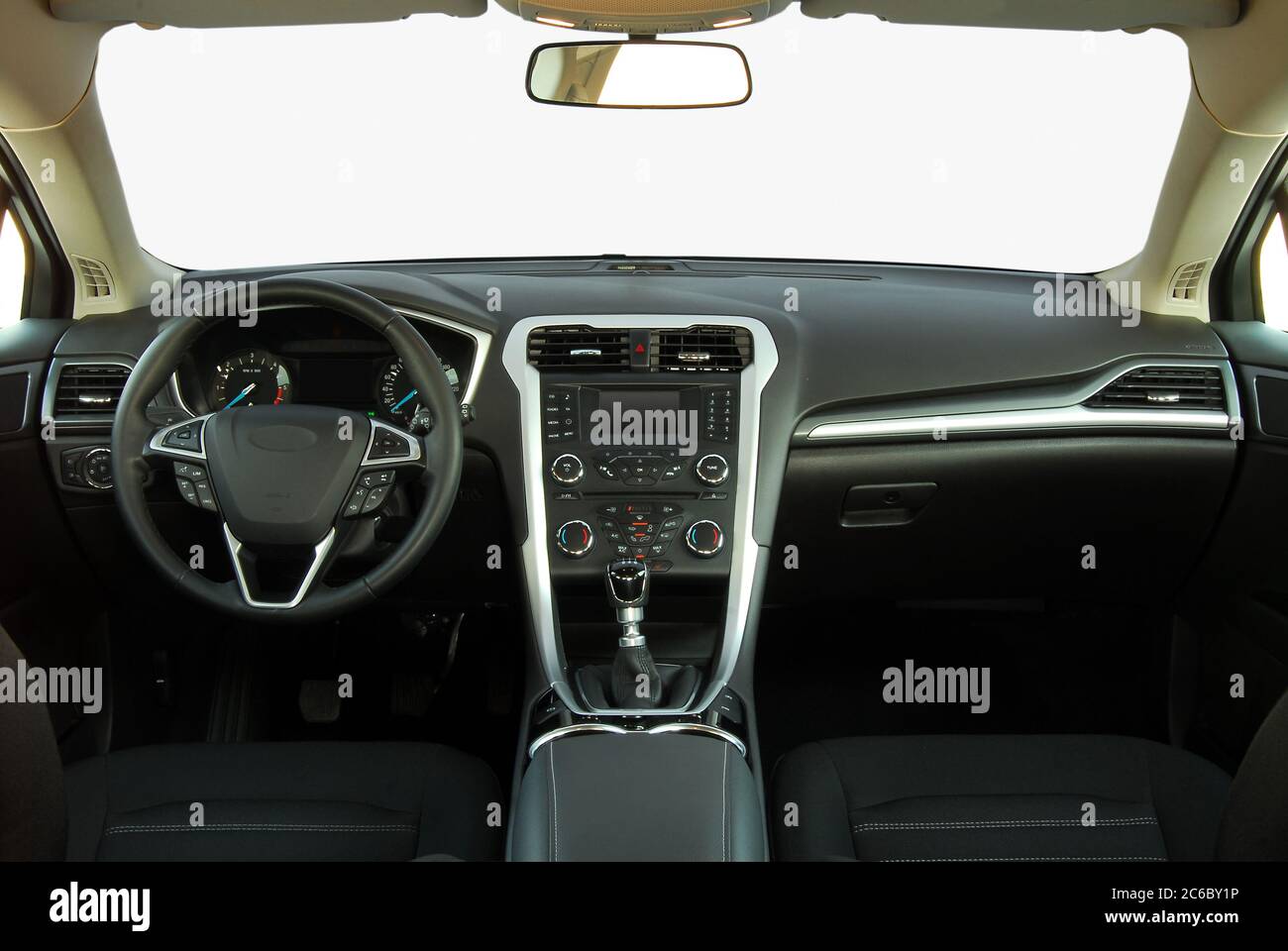 Car interior. Dashboard of a modern car Stock Photo - Alamy