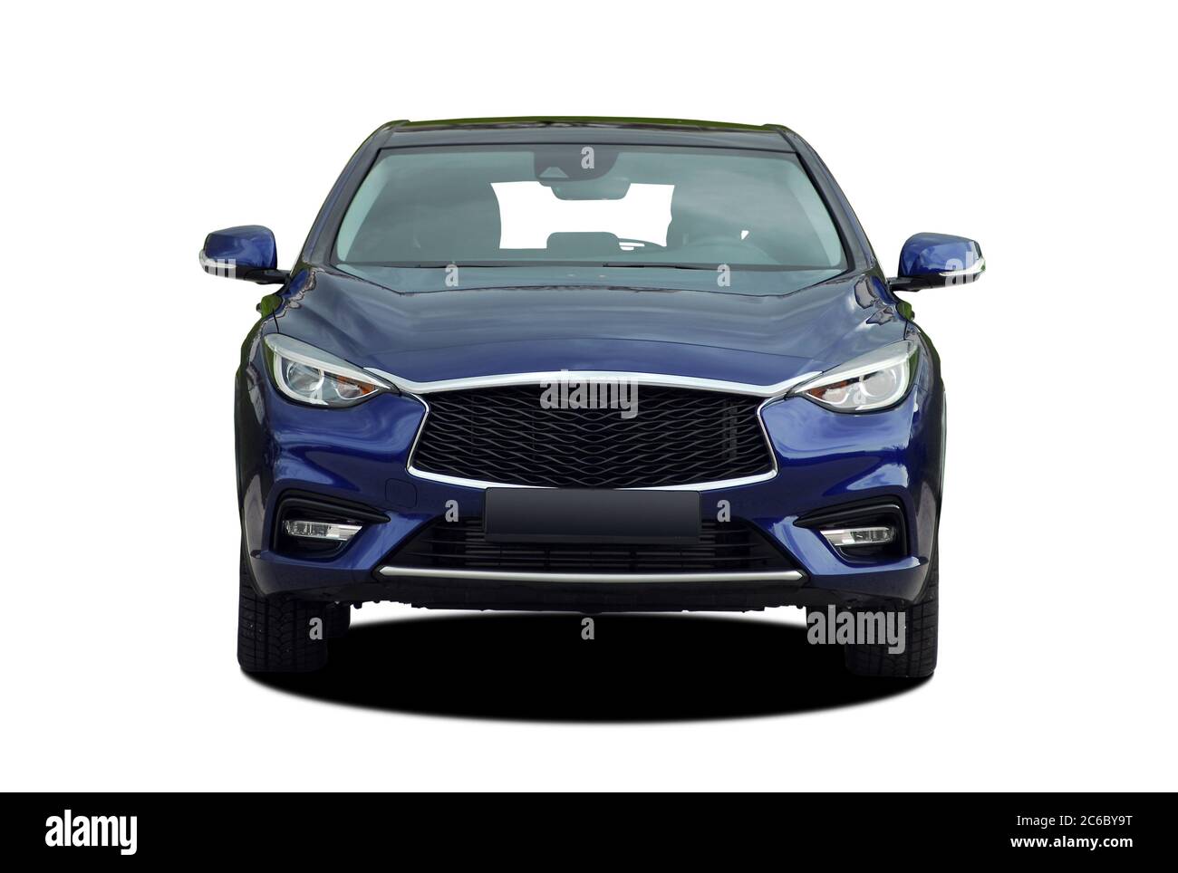 Passenger car. The front of the passenger car Stock Photo - Alamy