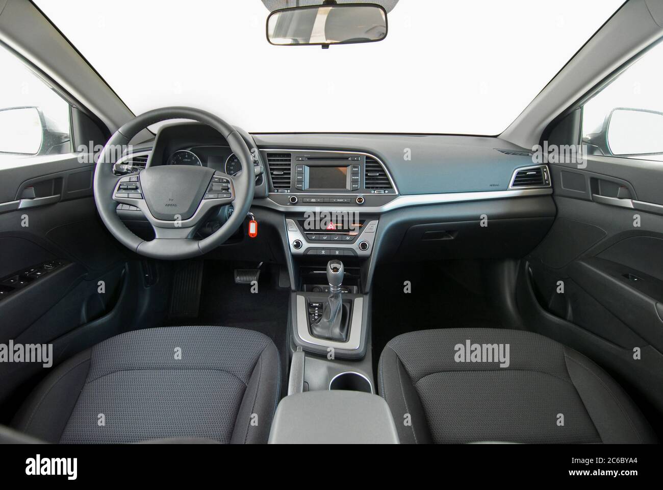Car interior. Dashboard of a modern car Stock Photo - Alamy