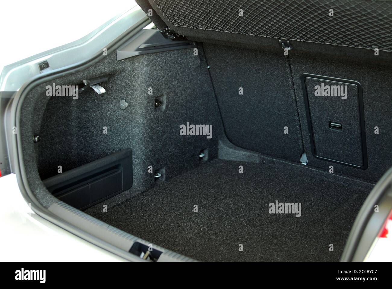 a trunk in a passenger car Stock Photo - Alamy