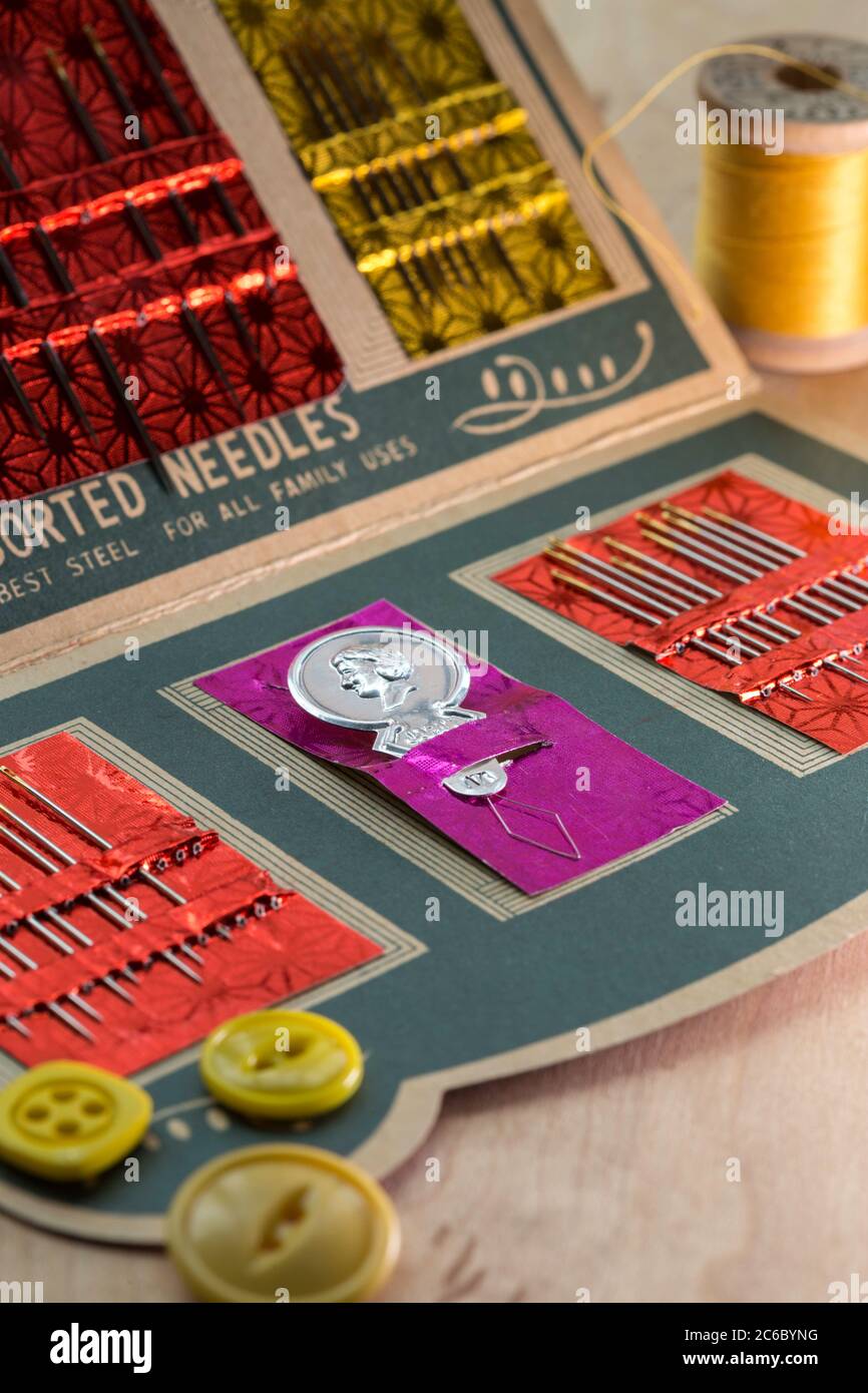 Packet of needles hi-res stock photography and images - Alamy