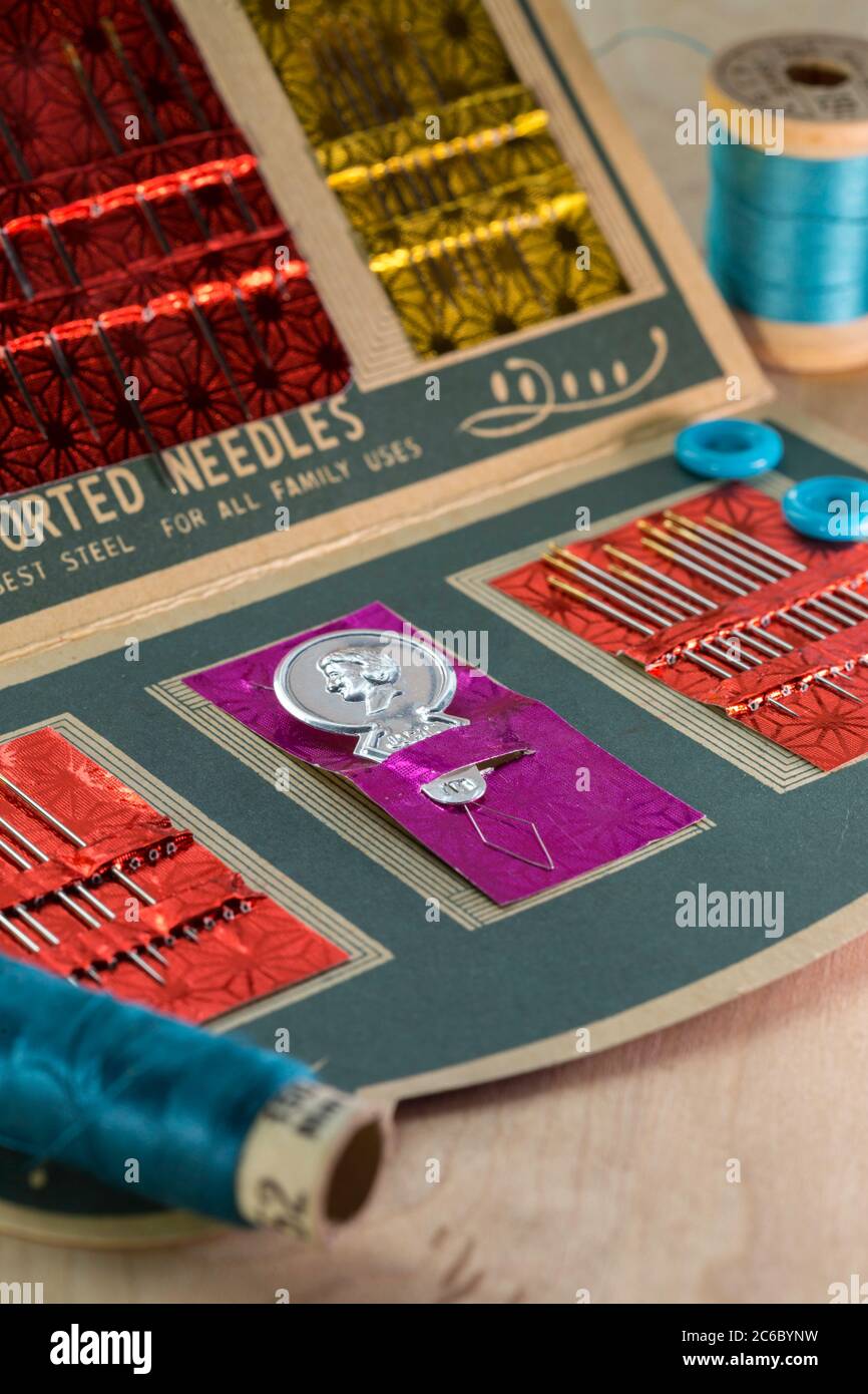 Packet of needles hi-res stock photography and images - Alamy