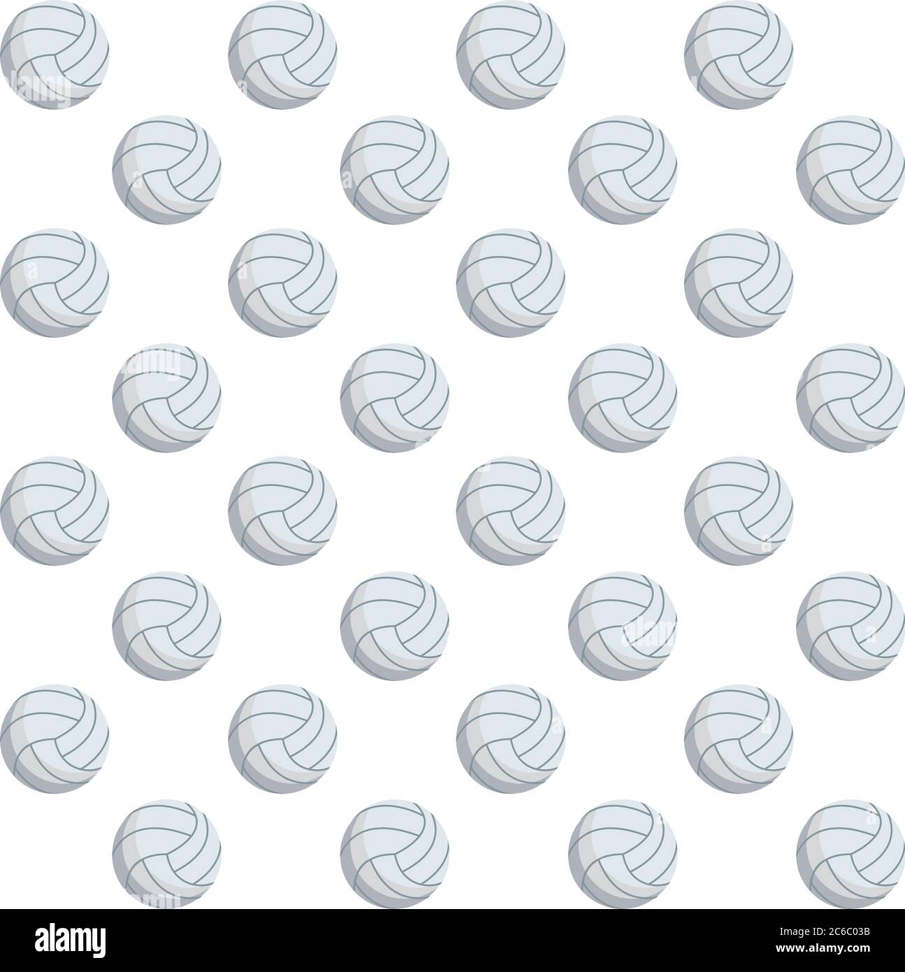 Volleyball balls pattern Stock Vector Images - Alamy