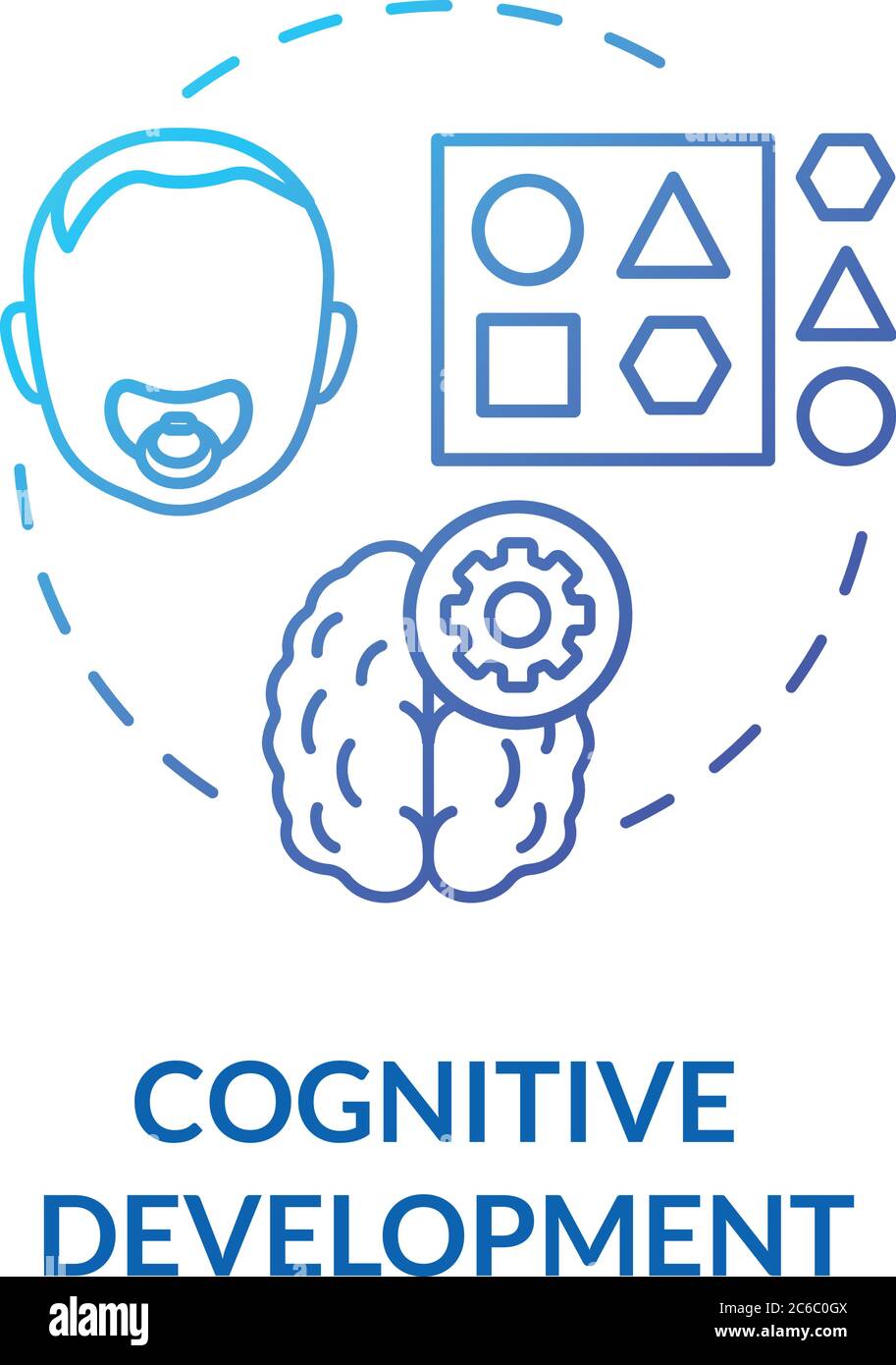 Cognitive Development Progress Stages By Age, Vector Illustration ... Cognitive Development Progress Stages By Age, Vector Illustration ...