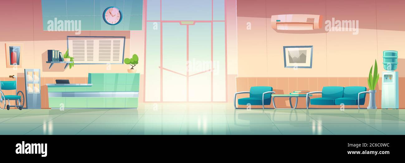 Cartoon Hospital Hallway