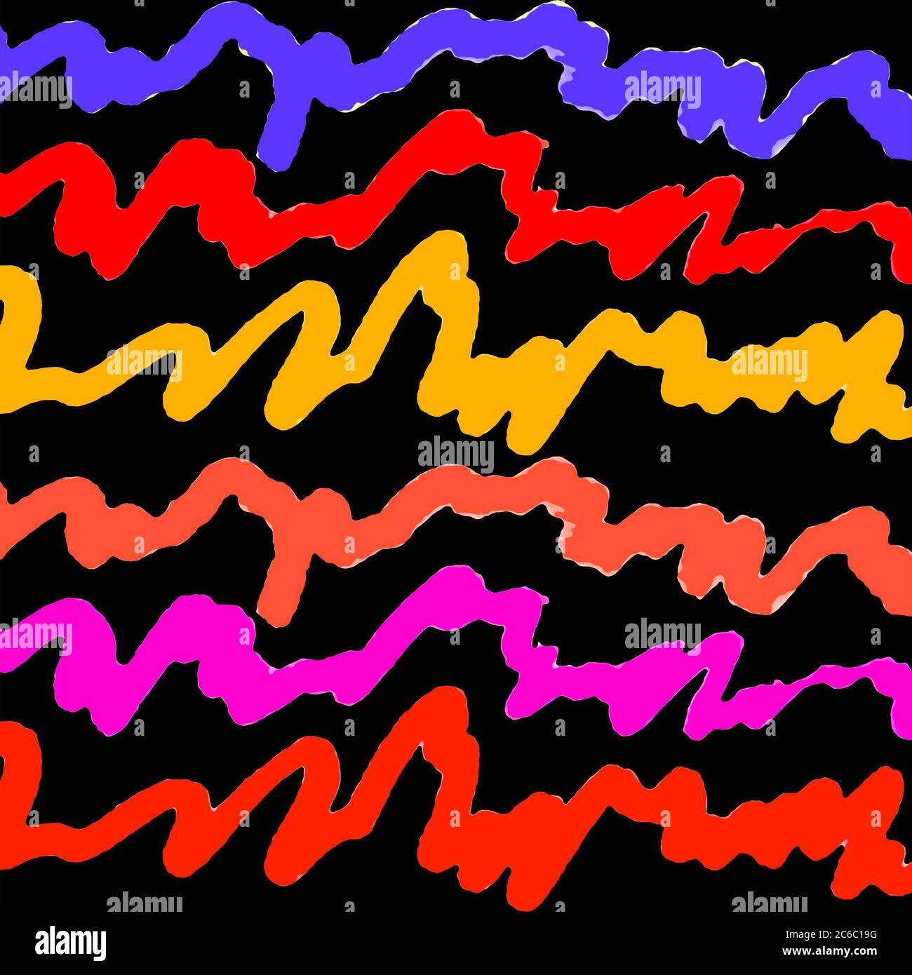 Multicolor irregular lines hi-res stock photography and images - Alamy