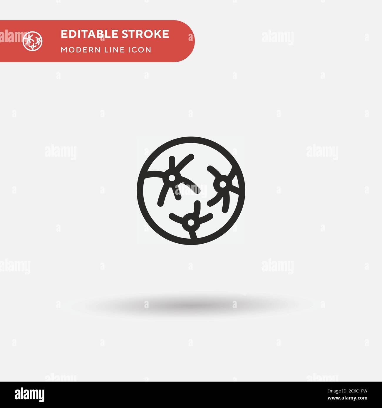Mercury Simple vector icon. Illustration symbol design template for web ...