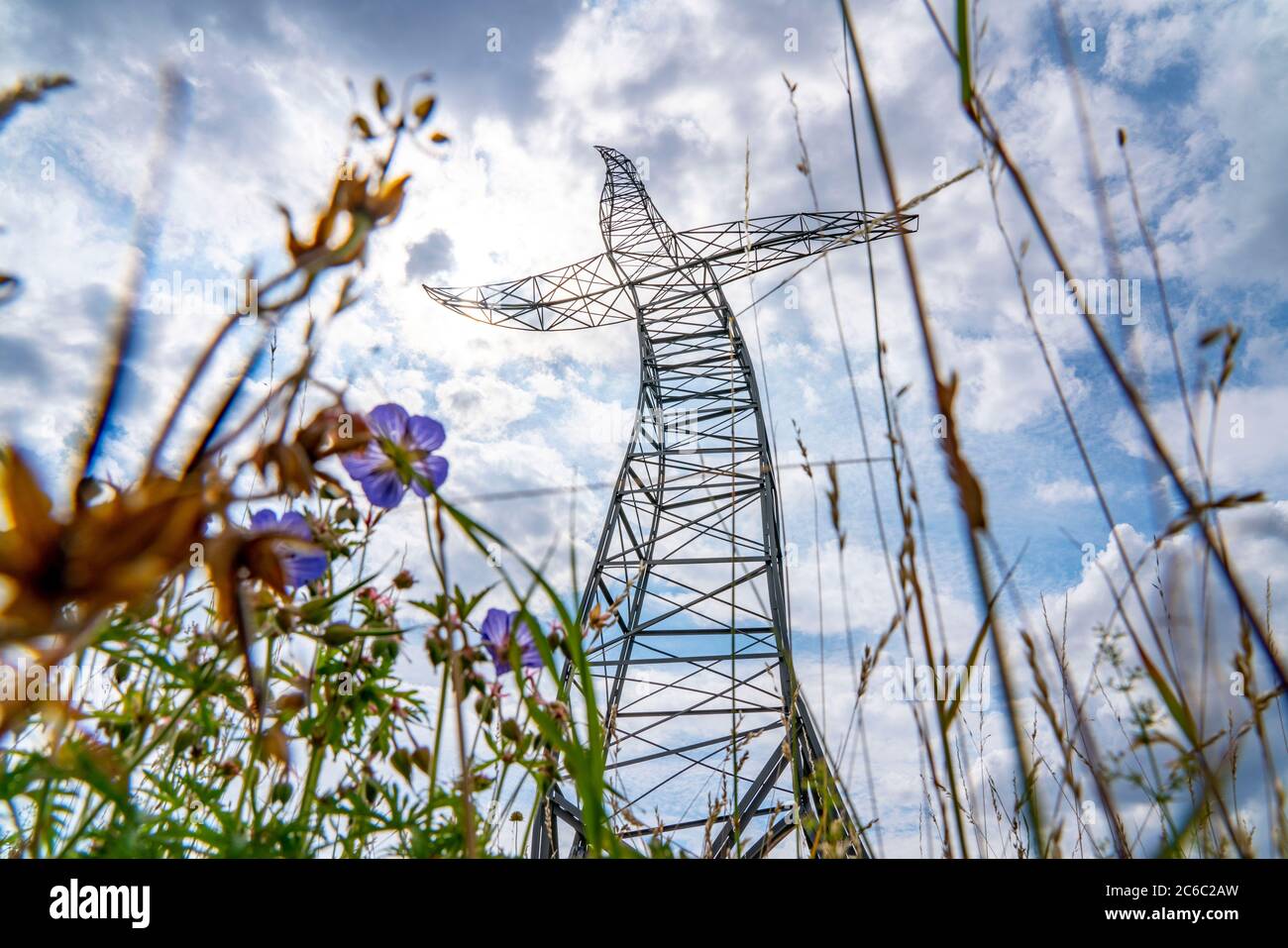 Emscherkerkunst , Work of art by the Berlin artist group Inges Idee, A ...