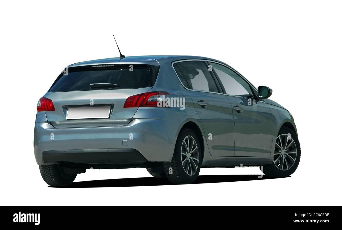 Passenger car back view Stock Photo - Alamy