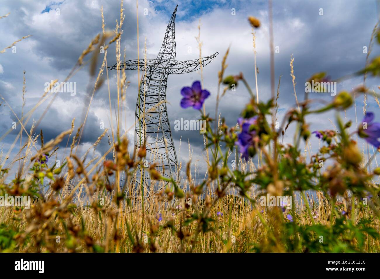 Emscherkerkunst , Work of art by the Berlin artist group Inges Idee, A ...