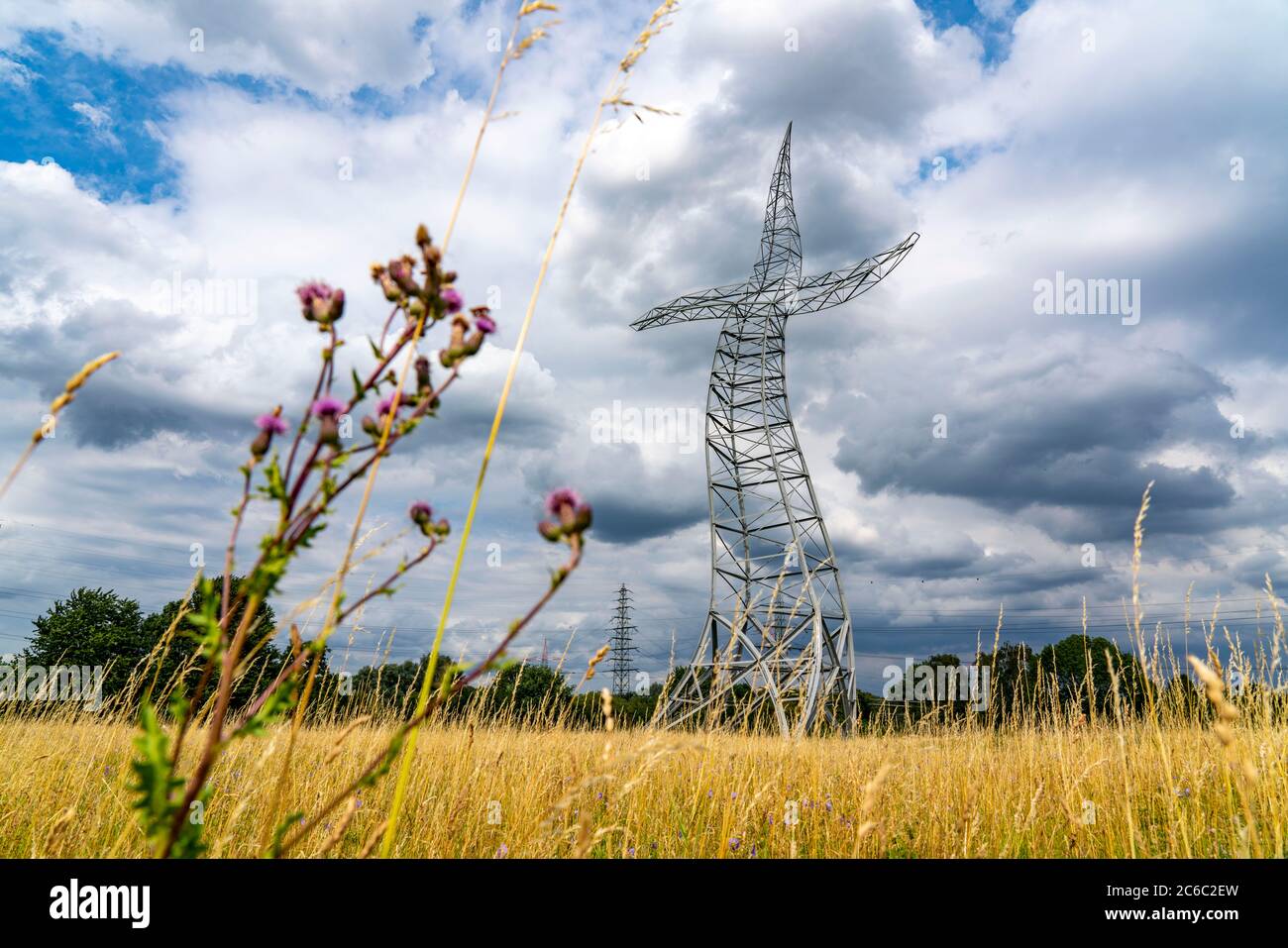 Emscherkerkunst , Work of art by the Berlin artist group Inges Idee, A ...