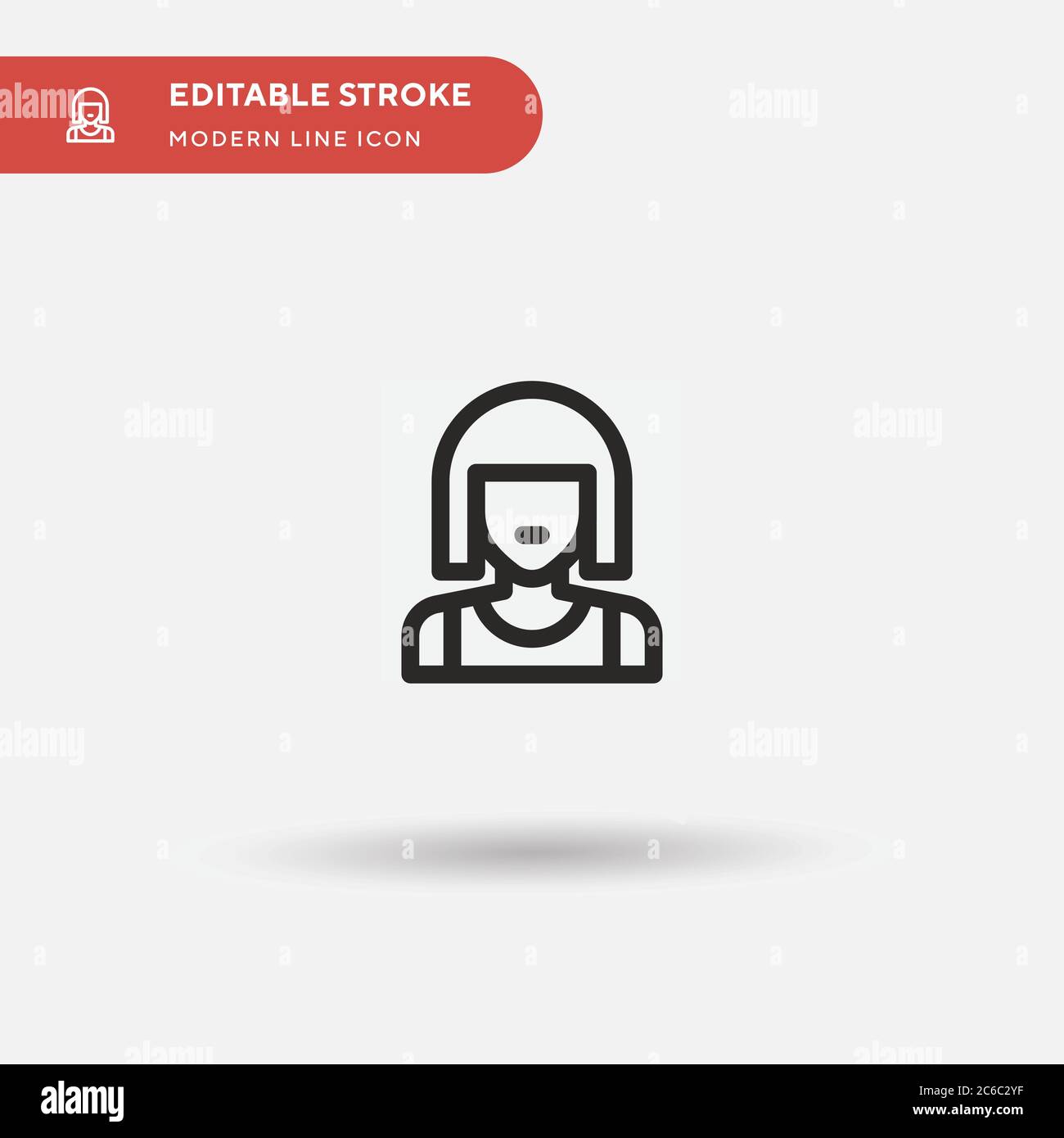 Punk Simple vector icon. Illustration symbol design template for web ...