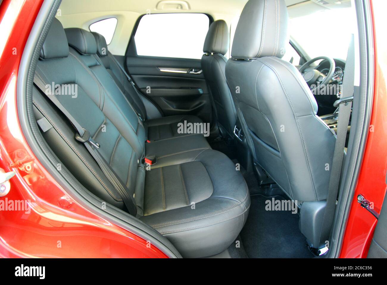 Rear car seat Stock Photo - Alamy