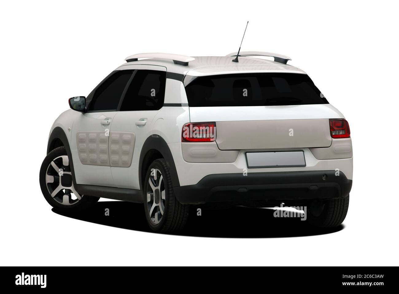 Passenger car back view Stock Photo - Alamy