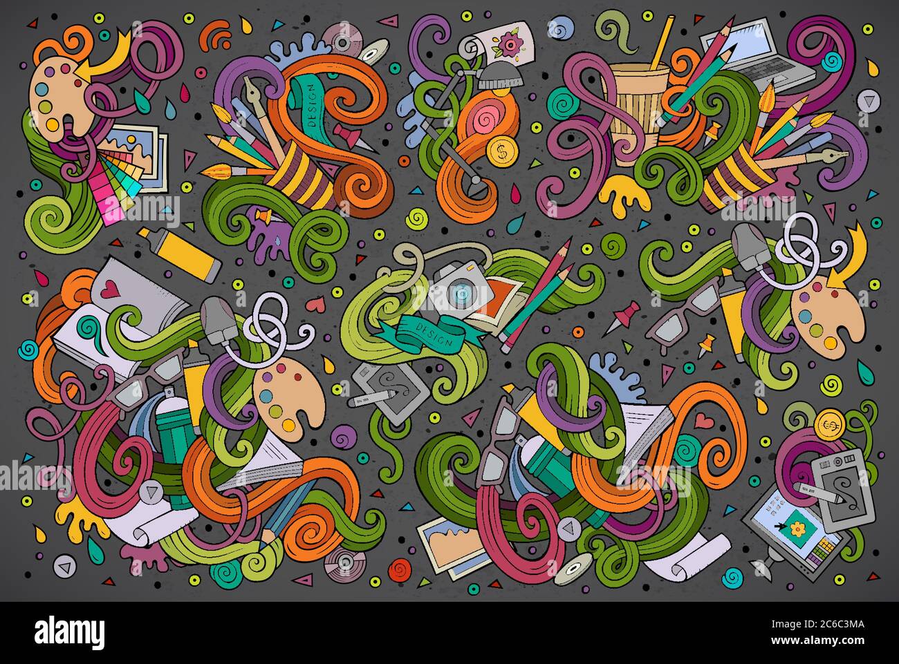 Vector set of design theme items Stock Vector Image & Art - Alamy
