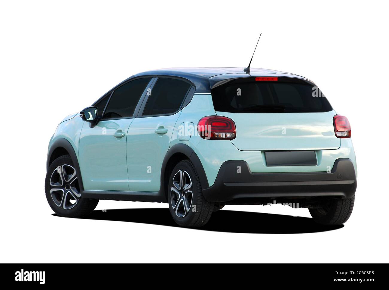 Passenger car back view Stock Photo - Alamy