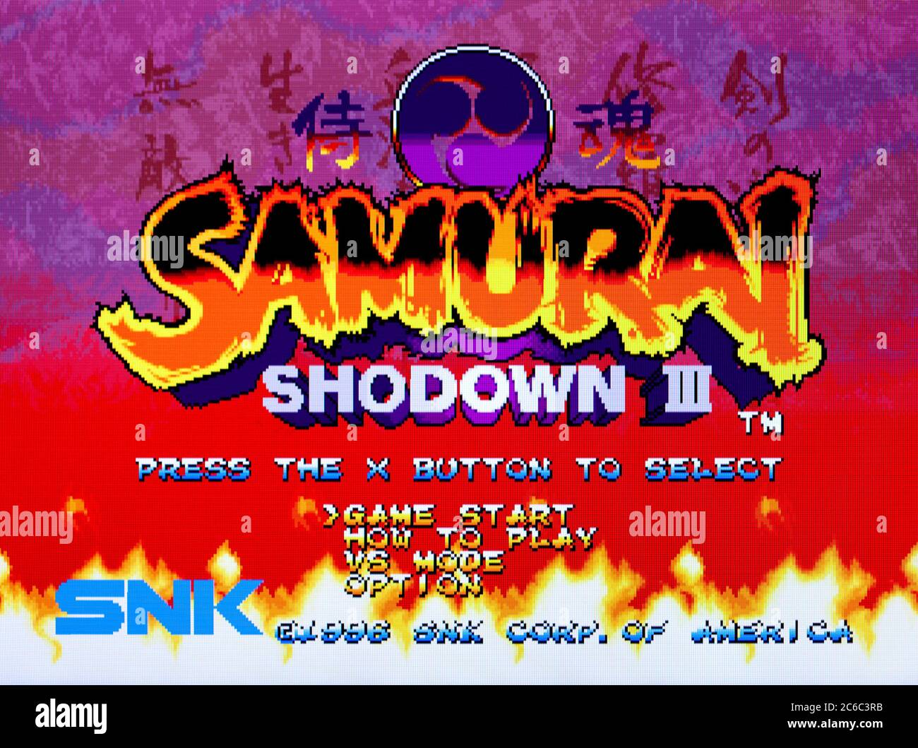 Samurai Showdown III 3 - Sony Playstation 1 PS1 PSX - Editorial use ...