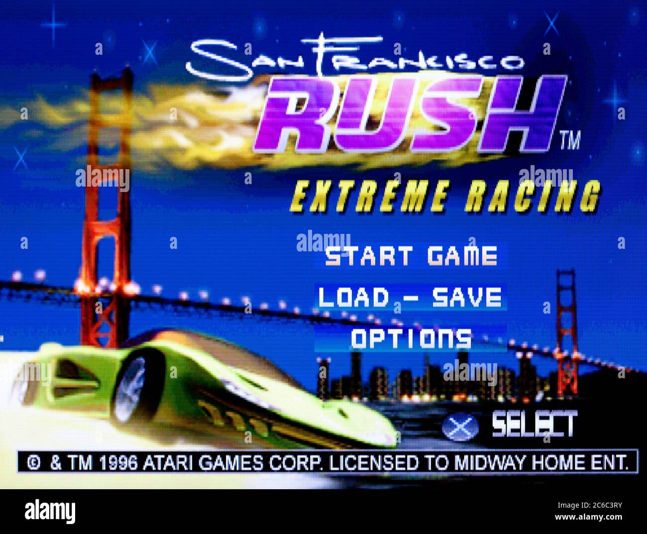 San Francisco Rush - Sony Playstation 1 PS1 PSX - Editorial use only ...