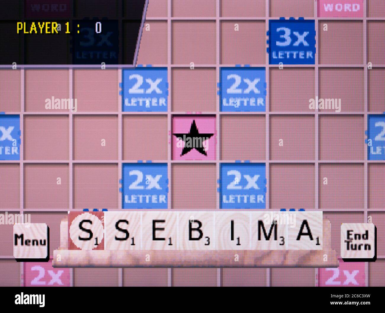 Scrabble - Sony Playstation 1 PS1 PSX - Editorial use only Stock Photo ...