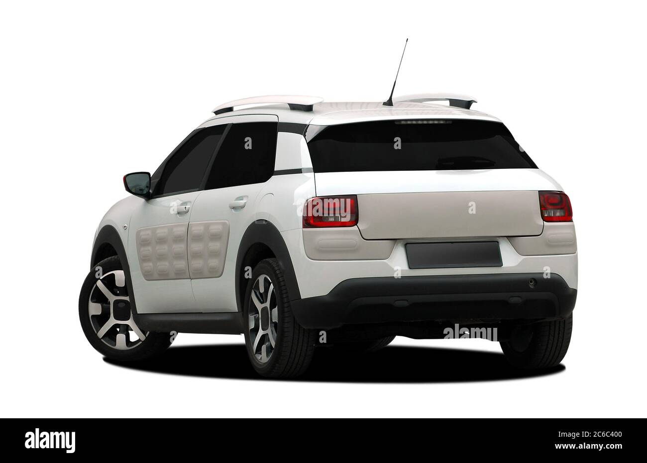 Passenger car back view Stock Photo - Alamy