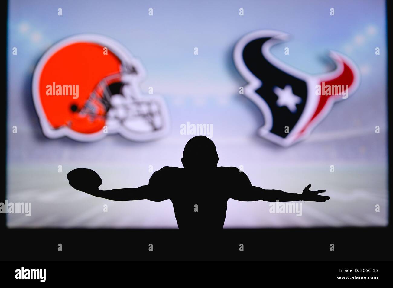 Cleveland Browns vs. Houston Texans. NFL Game. American Football League ...