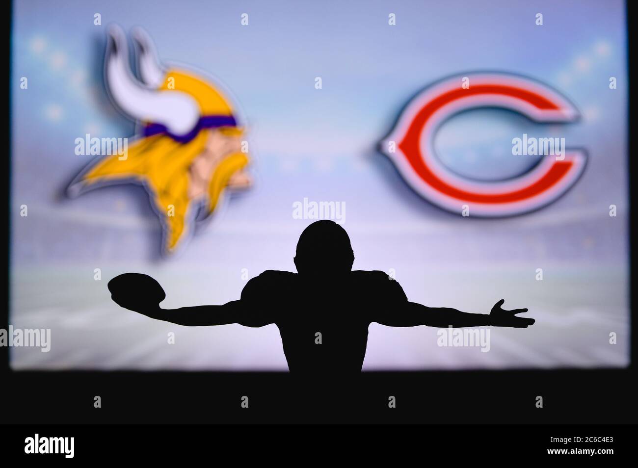 Minnesota Vikings vs. Chicago Bears Stock Photo - Alamy Minnesota Vikings vs. Chicago Bears Stock Photo - Alamy