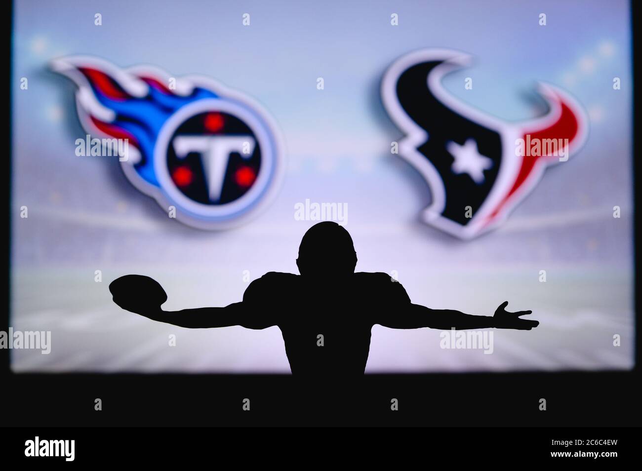 Tennessee Titans vs. Houston Texans. NFL Game. American Football League ...