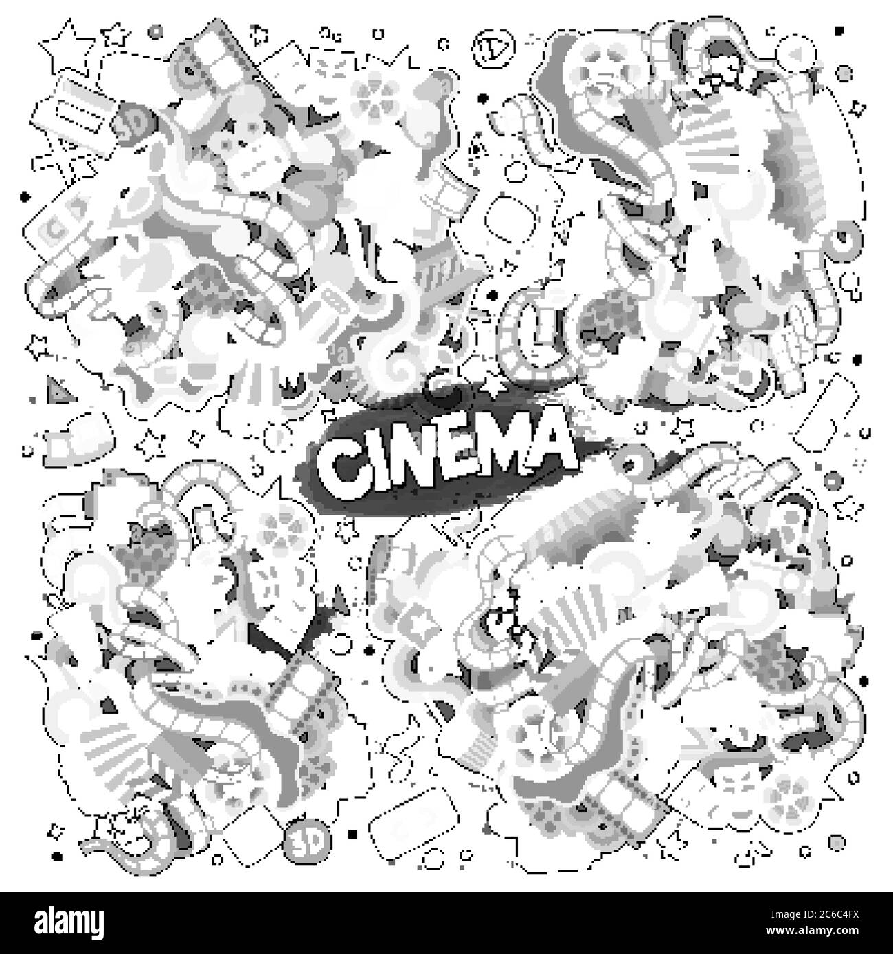 Creative movie designs Stock Vector Images - Alamy