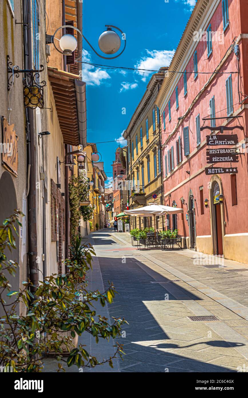 Castiglione del Lago, Umbria, Italy, a splendid medieval village on the ...