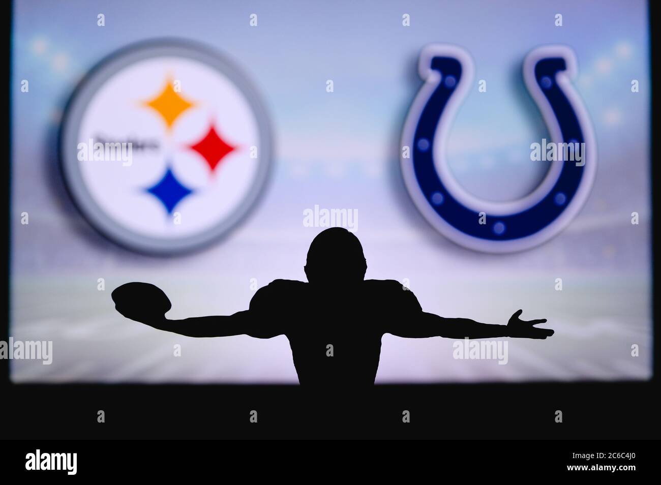 Pittsburgh Steelers vs. Indianapolis Colts . NFL Game. American ...