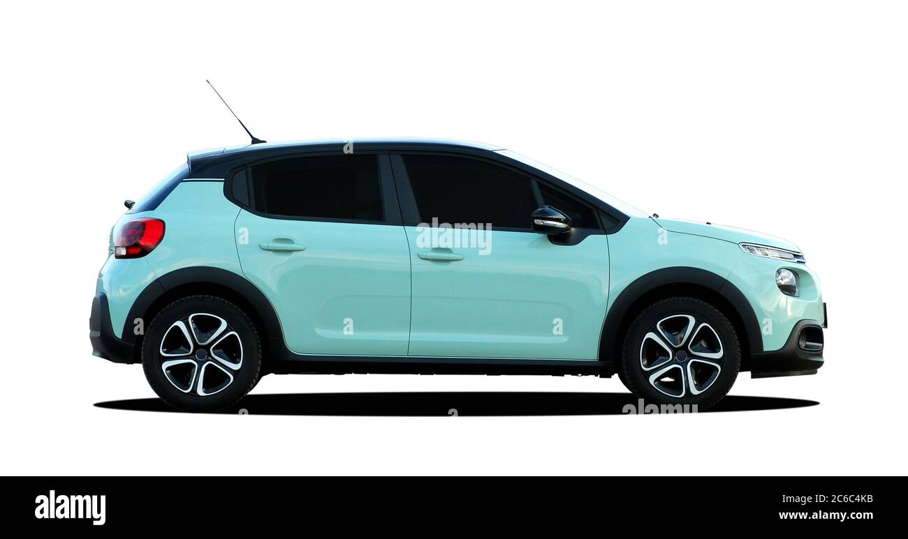 Passenger car side view Stock Photo - Alamy