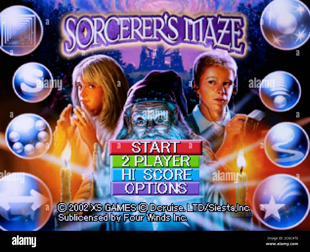 Sorcerer's Maze - Sony Playstation 1 PS1 PSX - Editorial use only Stock ...