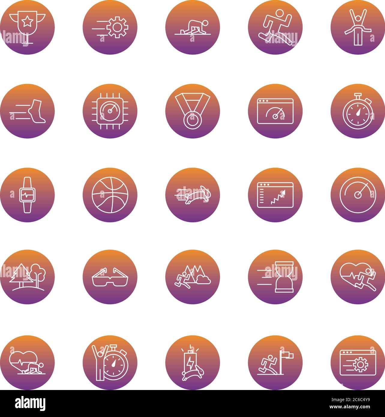 Track coach stopwatch Stock Vector Images - Alamy