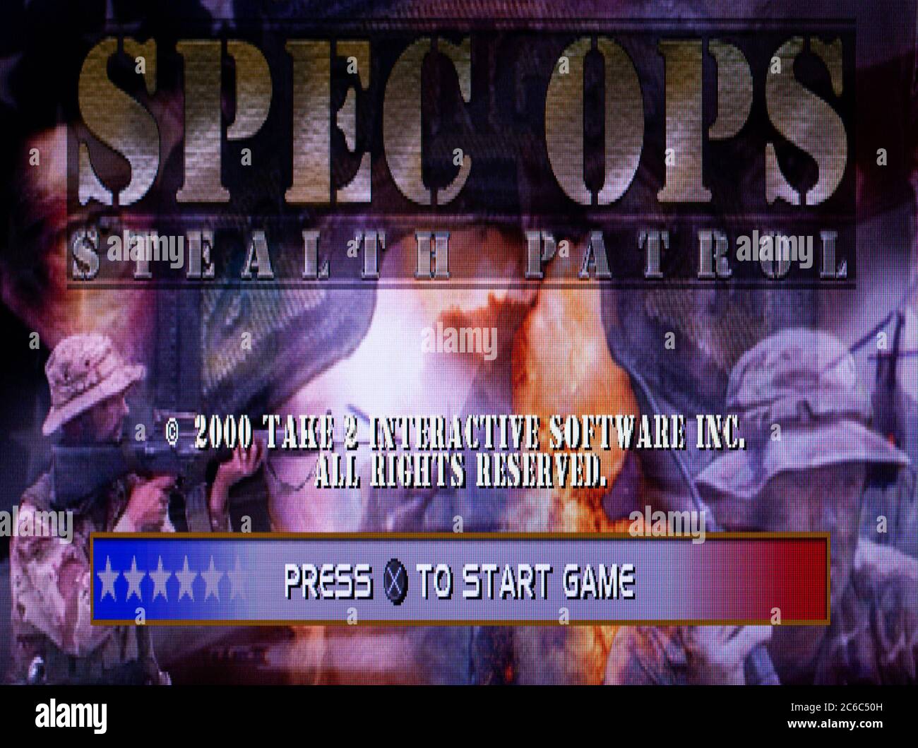 Spec Ops Stealth Patrol - Sony Playstation 1 PS1 PSX - Editorial use ...