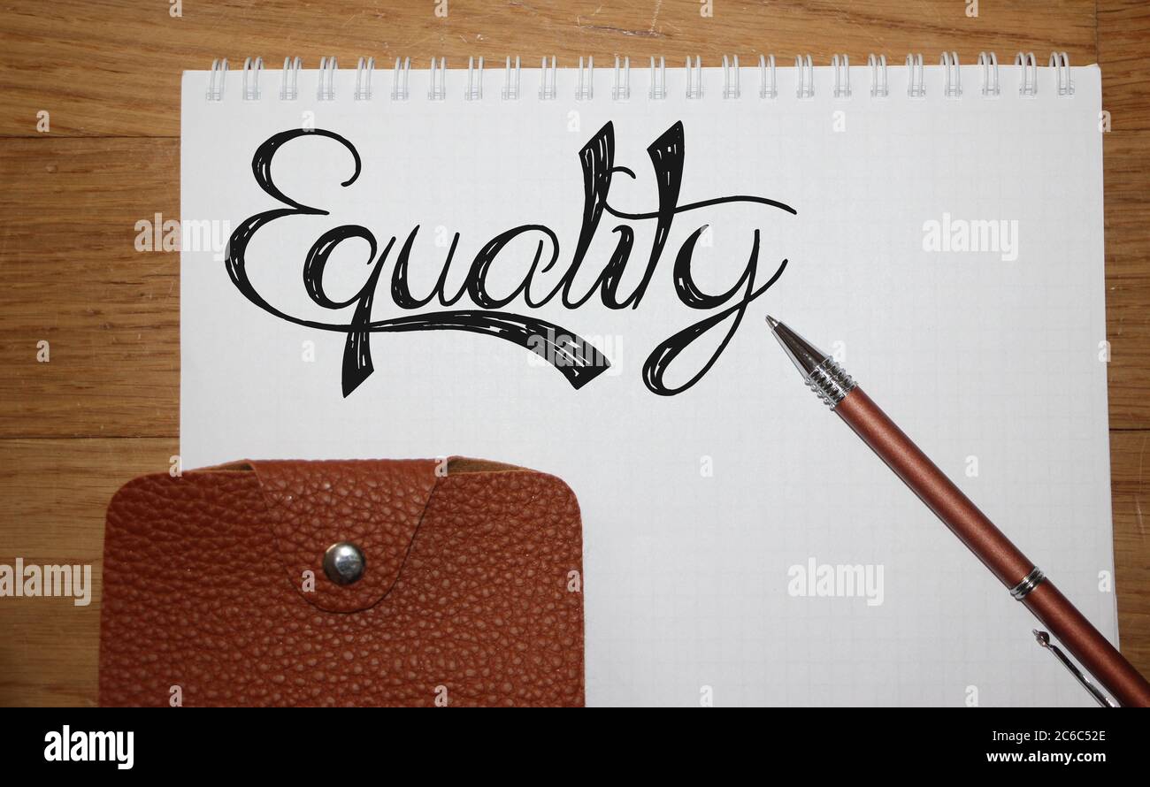 The Word Equality High Resolution Stock Photography and Images - Alamy