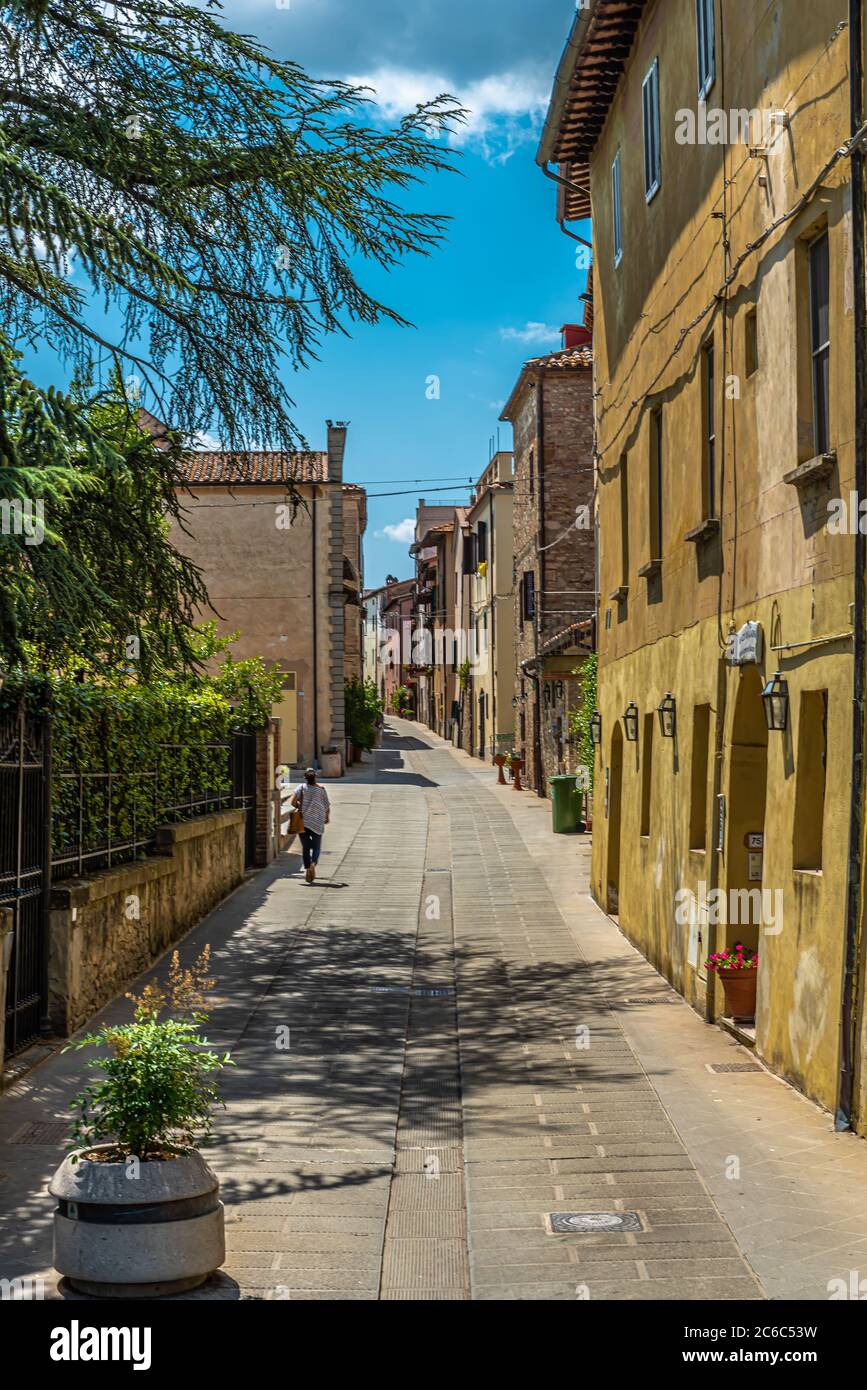 Castiglione del Lago, Umbria, Italy, a splendid medieval village on the ...