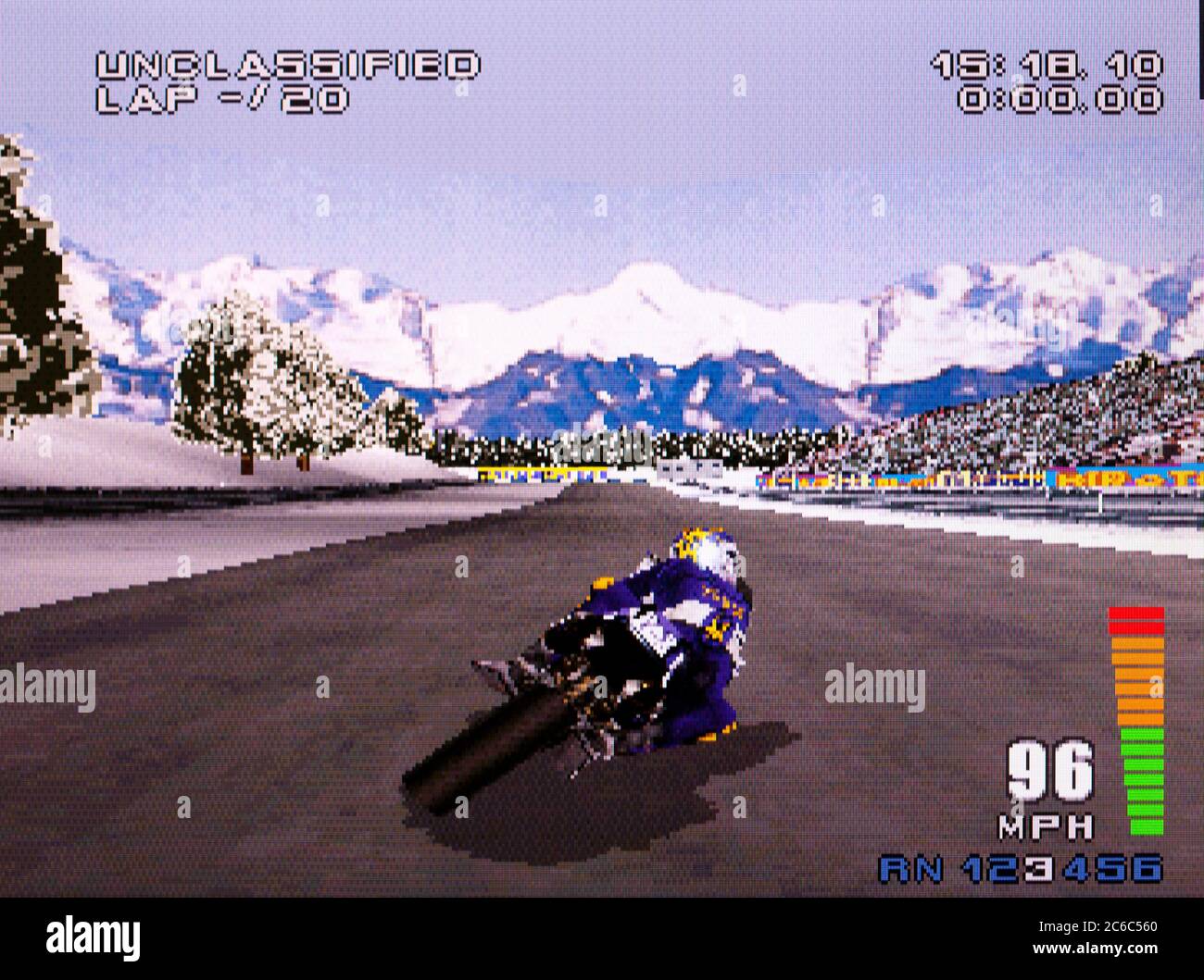Sports Superbike II 2 - Sony Playstation 1 PS1 PSX - Editorial use only ...