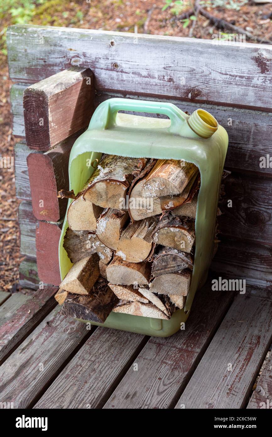 Firewood carrying device hi-res stock photography and images - Alamy